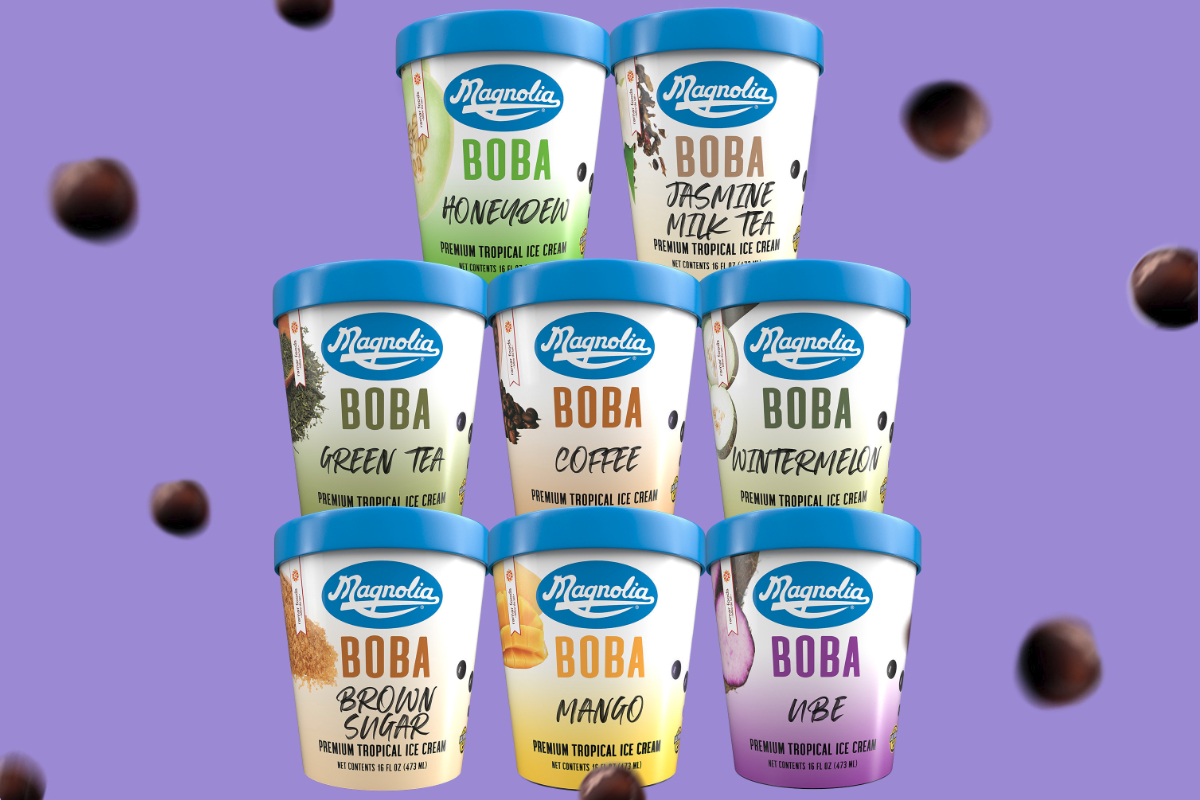 Magnolia launches line of boba ice cream 2021 08 09 Food Business News