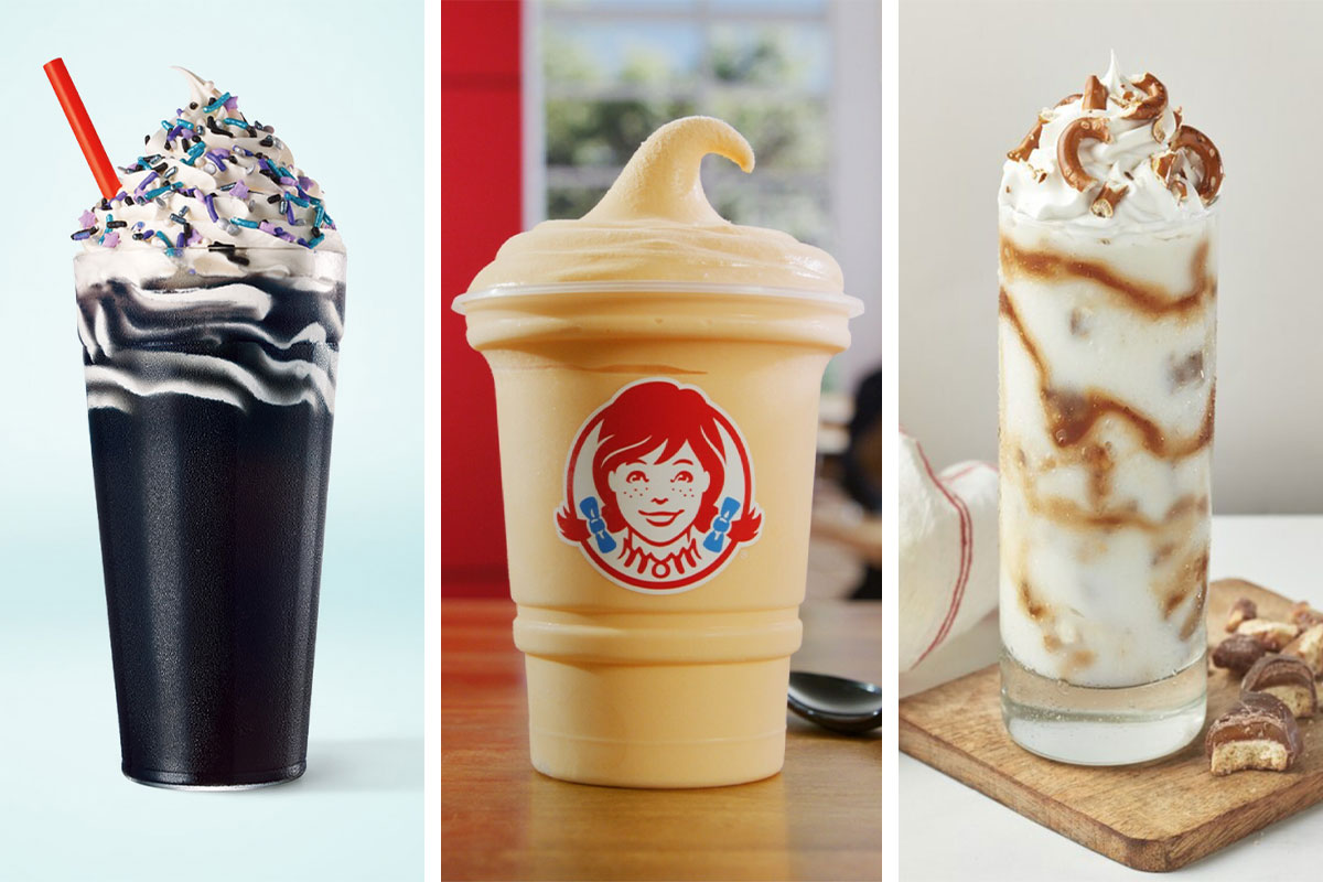 Wendy's dessert menu store